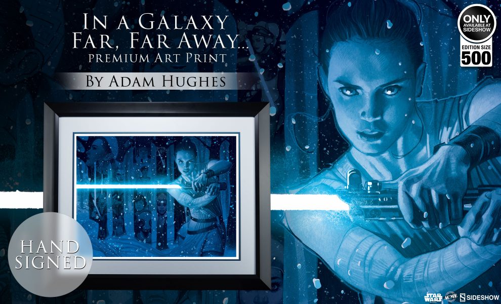 Sideshow Exclusive In A Galaxy Far, Far Away… Premium Art Print ...