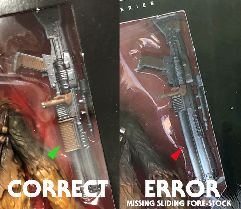 Collector Alert: 6″ Chewbacca Rifle Error | Yakface.com