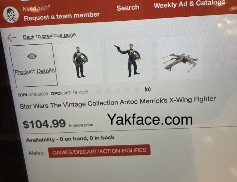 Target Exclusive tvC antoc Merrick X-wing Now showing in target system ...