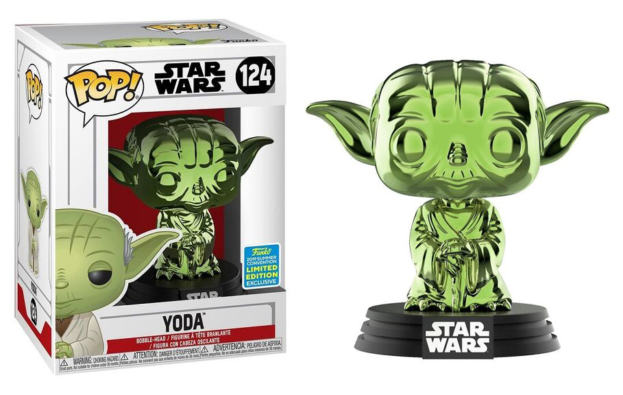 FYE Exclusive Green POP! Chrome Yoda Now Available | Yakface.com