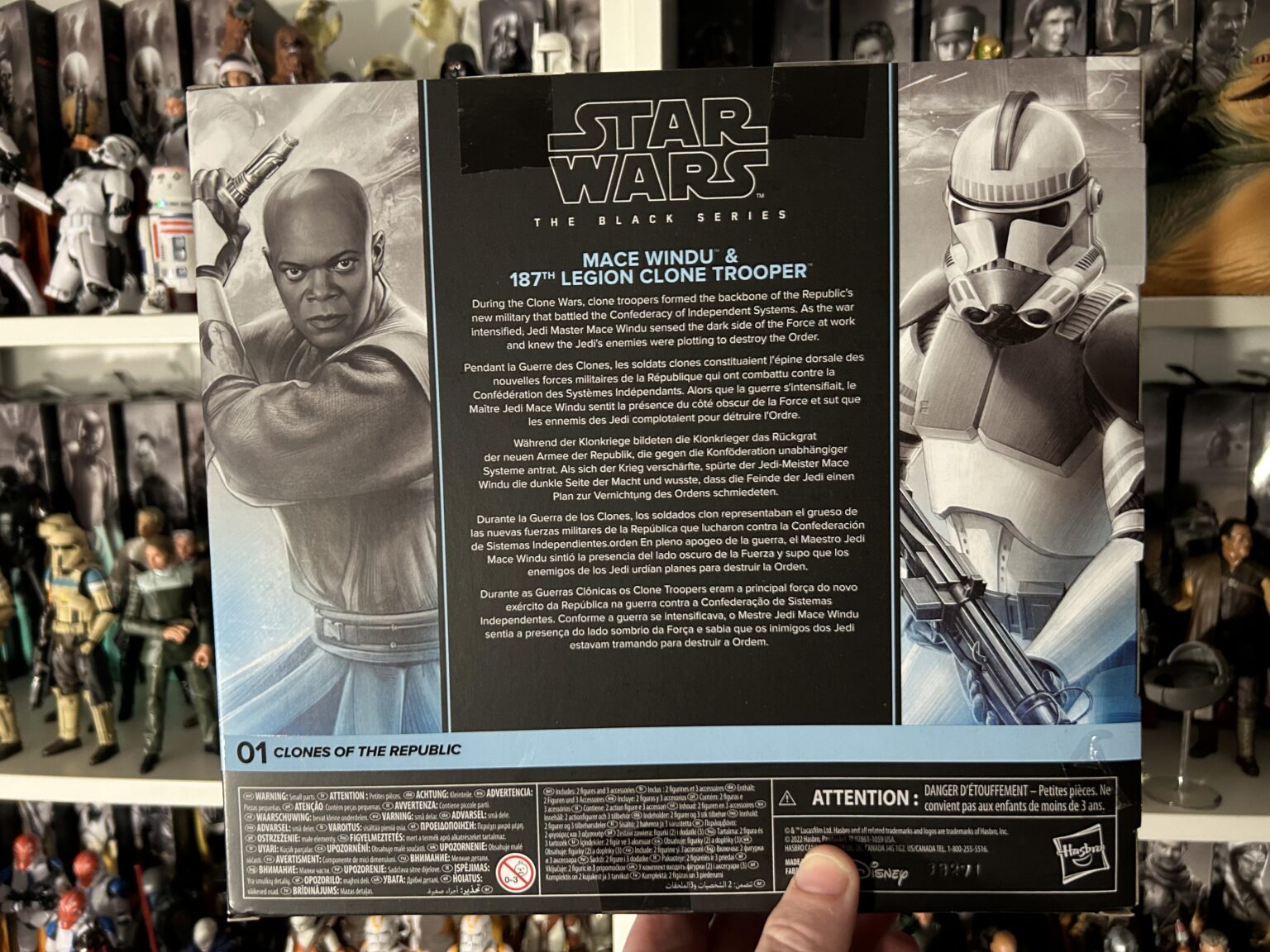 TBS Mace Windu & 187th Legion Clone Trooper Packs Arriving from Hasbro ...