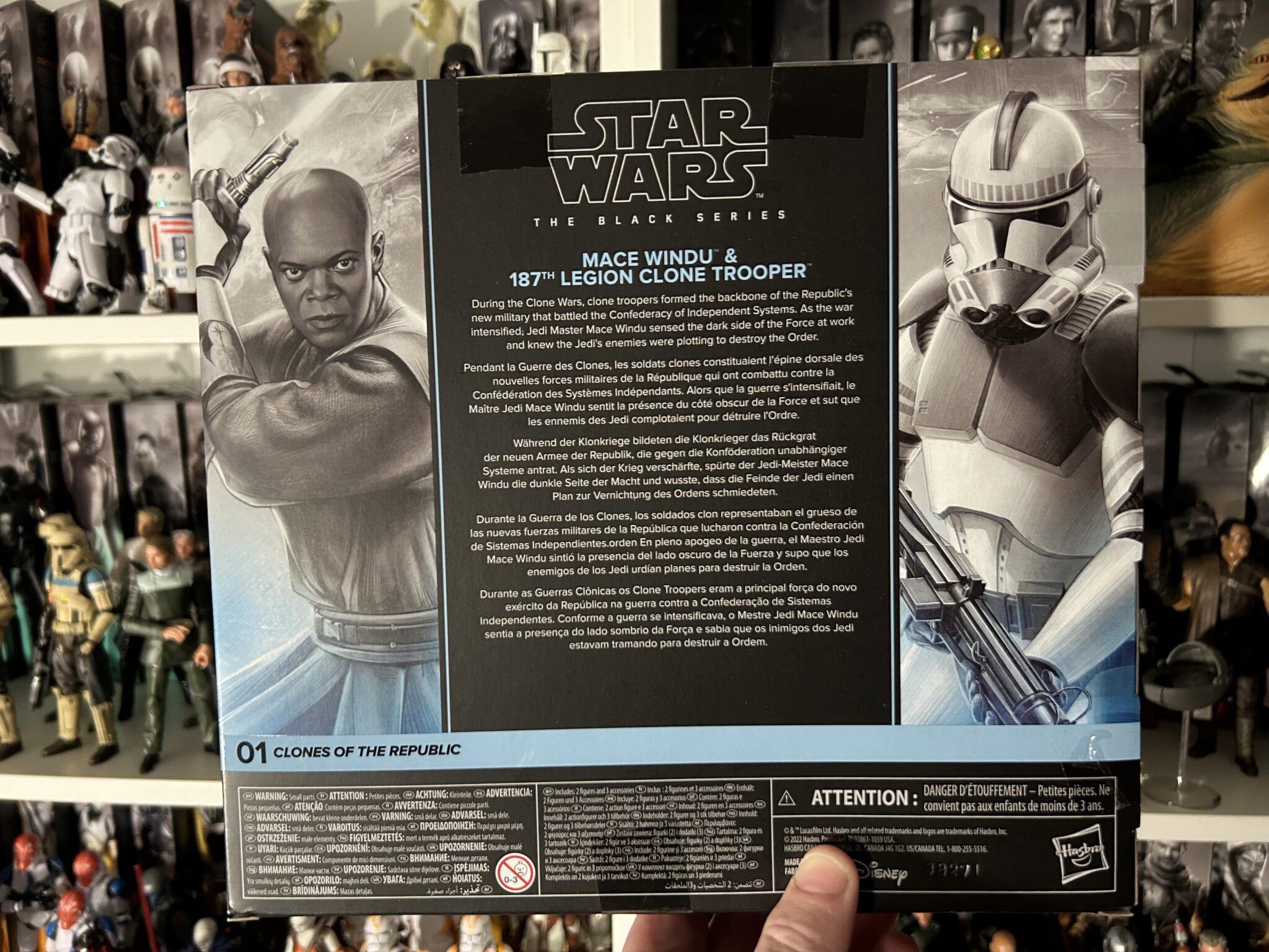 TBS Mace Windu & 187th Legion Clone Trooper Packs Arriving from Hasbro ...