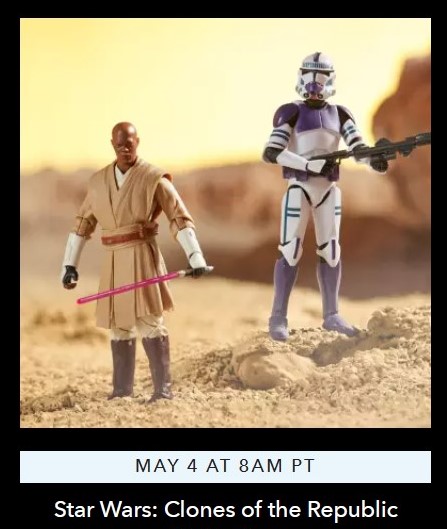 TBS Mace Windu & 187th Legion Clone Trooper 2pk Available on May 4 at ...
